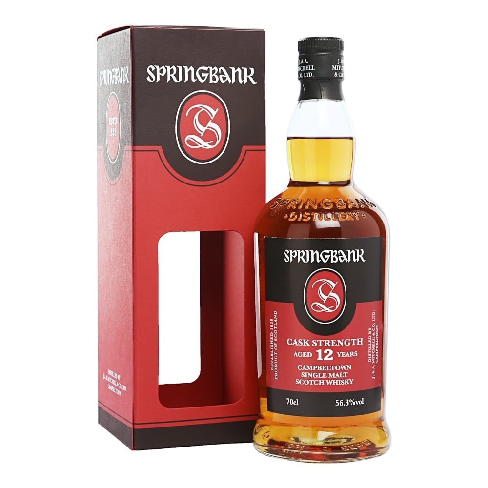 Springbank 12 YR Cask Strength 70CL - Slijterij van der Velden